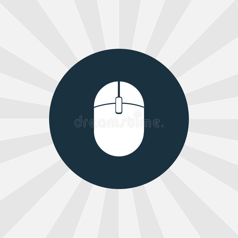 Computer Mouse Isolated Icon. Digital Technologies Design Element Stock ...