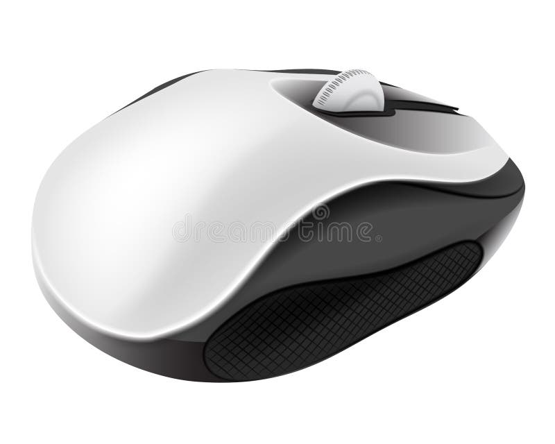Computer Mouse in Isometric View Isolated Object Stock Vector ...