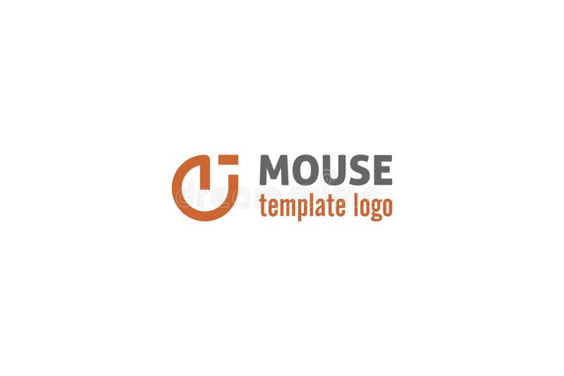 Computer mouse logo design stock vector. Illustration of diagram ...