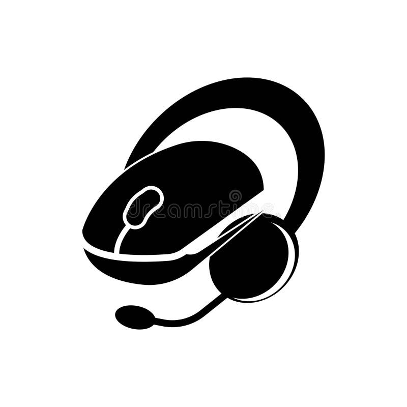 Computer Mouse Logo Vector Template Design Illustration Stock Vector ...