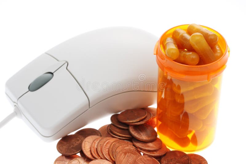 Computer Mouse Medicine Money Stock Photo - Image of connected, buying ...
