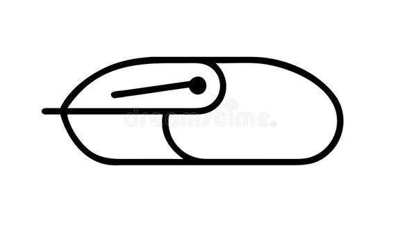 Computer Mouse Peripheral, Digital Input Device Technology, Vector ...