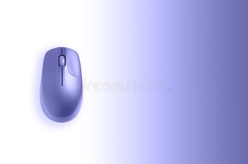 The Computer Mouse are Purple. the Trending Color of 2022 Stock Image ...