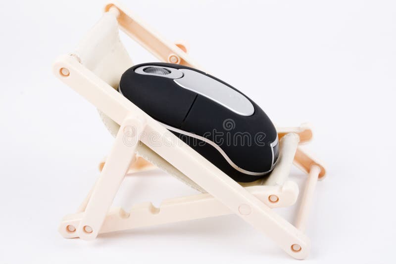 A computer mouse in rest stock image. Image of white, communication ...