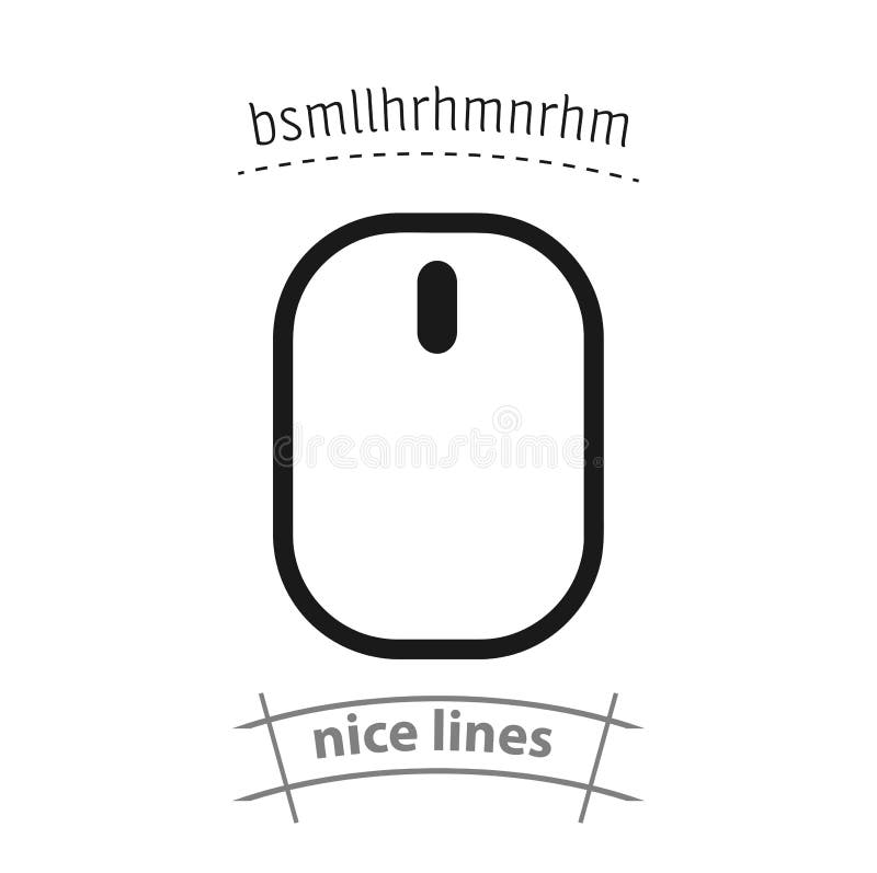 Mouse Simple Modern Flat Icons Vector Collection of Business Stock ...