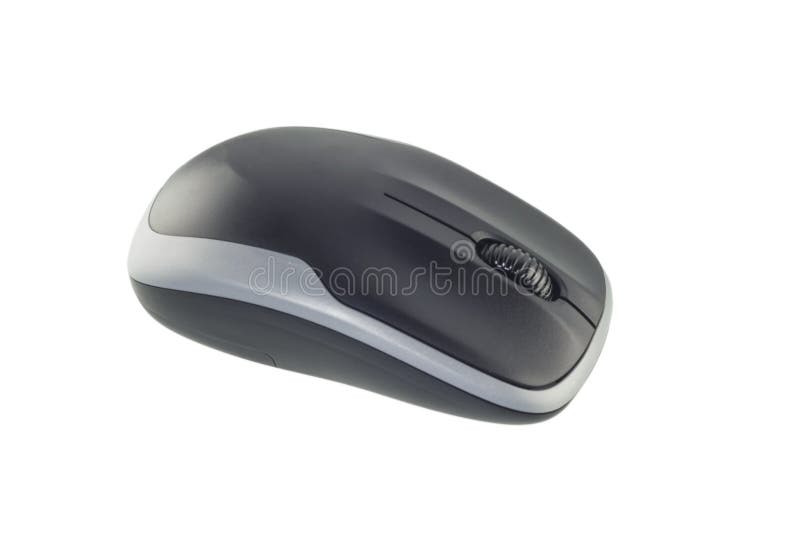 Computer Mouse Isolated on a White Background Stock Photo - Image of ...