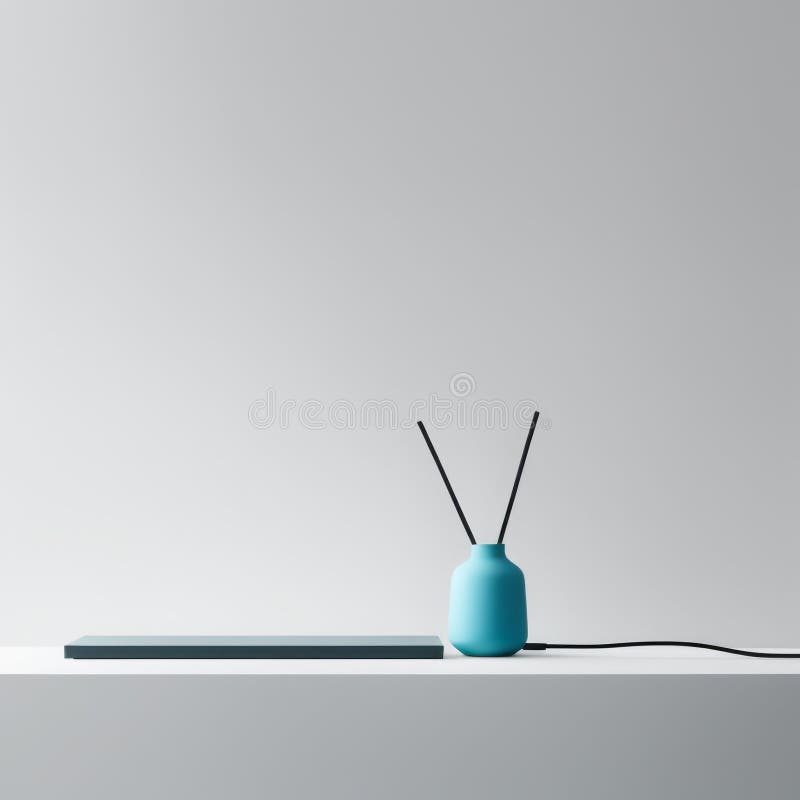Computer Mouse with a Stick. 3d Illustration Computer Mouse with a ...