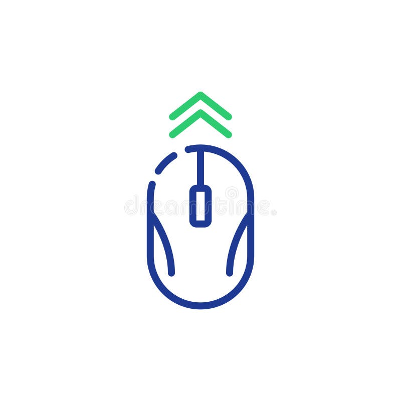 Computer Mouse Swipe Move Arrow Line Icon. Mouse PC Scroll Up Linear ... Computer Mouse Swipe Move Arrow Line Icon. Mouse PC Scroll Up Linear ...
