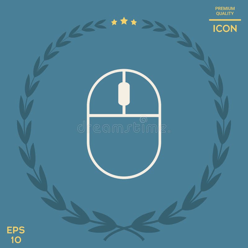 Computer mouse symbol icon stock vector. Illustration of national ...