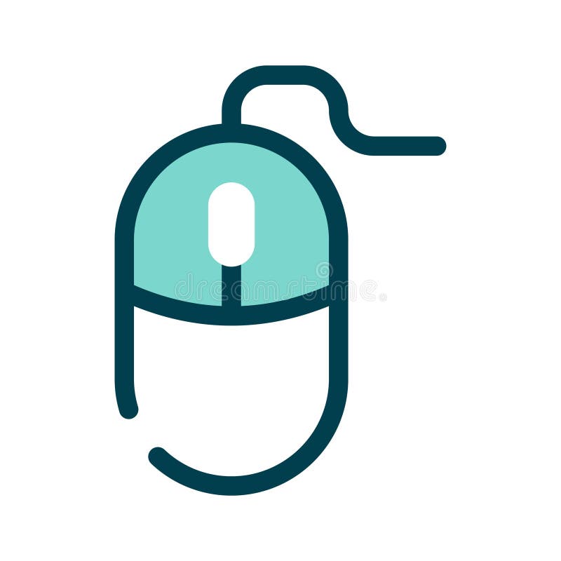 A Computer Mouse Symbol for Navigation or Input Stock Illustration ...