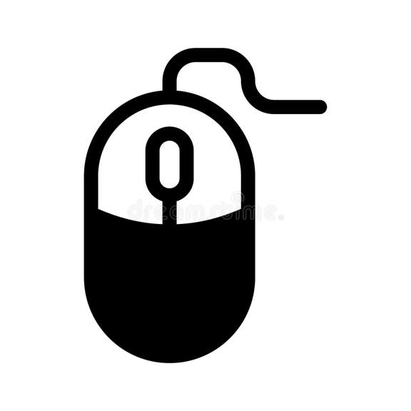 A Computer Mouse Symbol for Navigation or Input Stock Vector ...