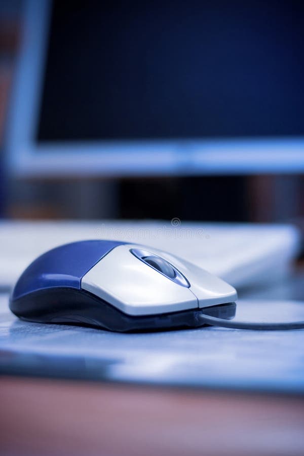 Computer mouse stock image. Image of computer, wooden - 7401757