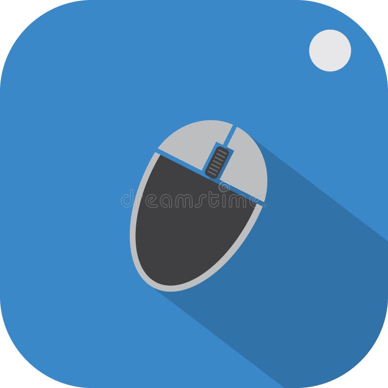 Computer Mouse Tag. Vector Illustration Decorative Background Design ...