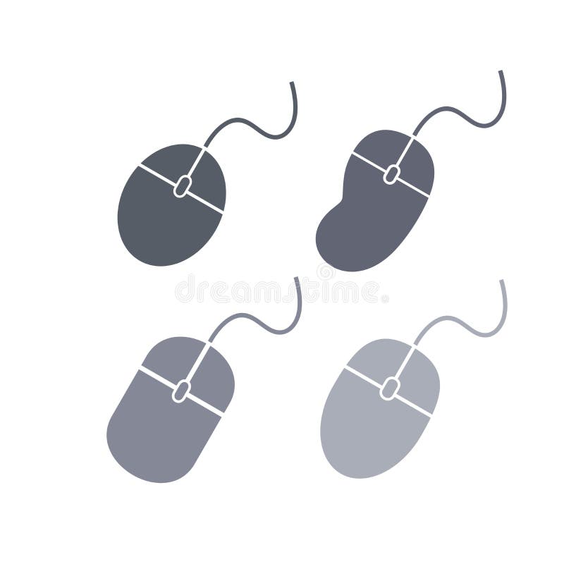 Computer mouse stock vector. Illustration of connected - 50062061