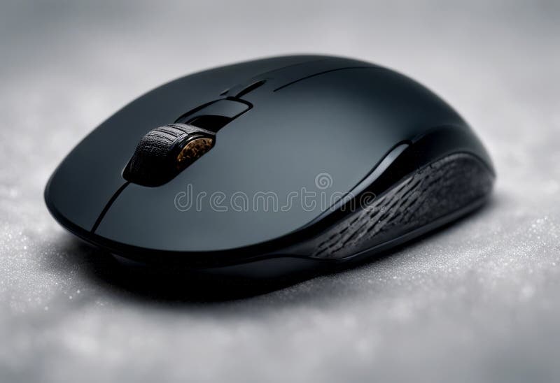 Computer Mouse Transparent Black Background Click Cursor Isolated ...