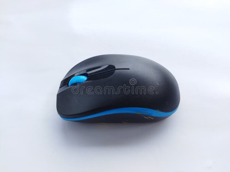 Computer Mouse Used for Typing and Drawing Stock Image - Image of font ...