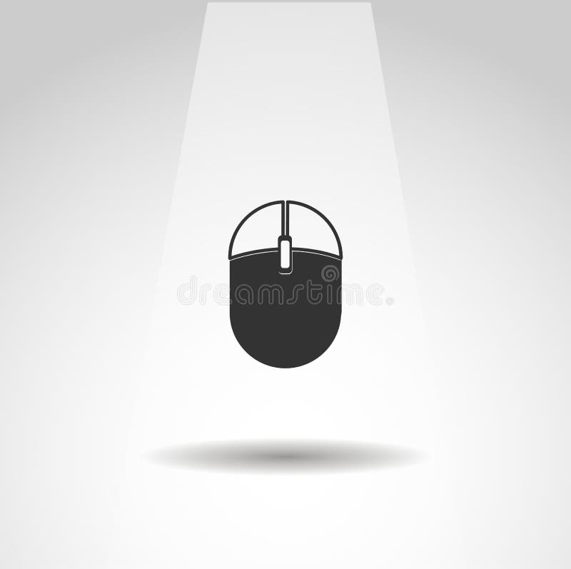 Computer Mouse Vector Icon Mouse Simple Icon Stock Vector ...