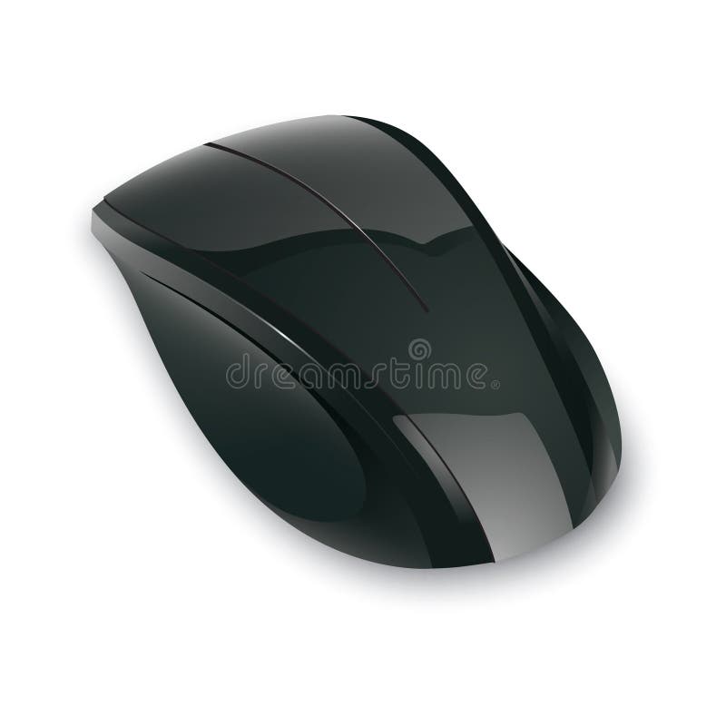 Computer Mouse. Vector Illustration Decorative Background Design Stock ...