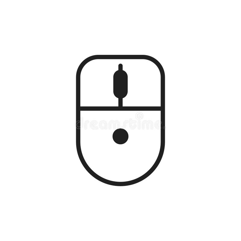 Computer Mouse. Vector Illustration Decorative Design Stock Vector ...