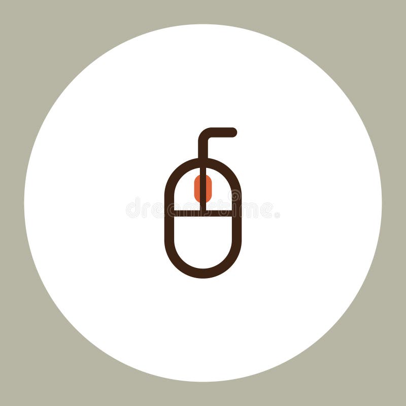 Computer Mouse. Vector Illustration Decorative Design Stock Vector ...