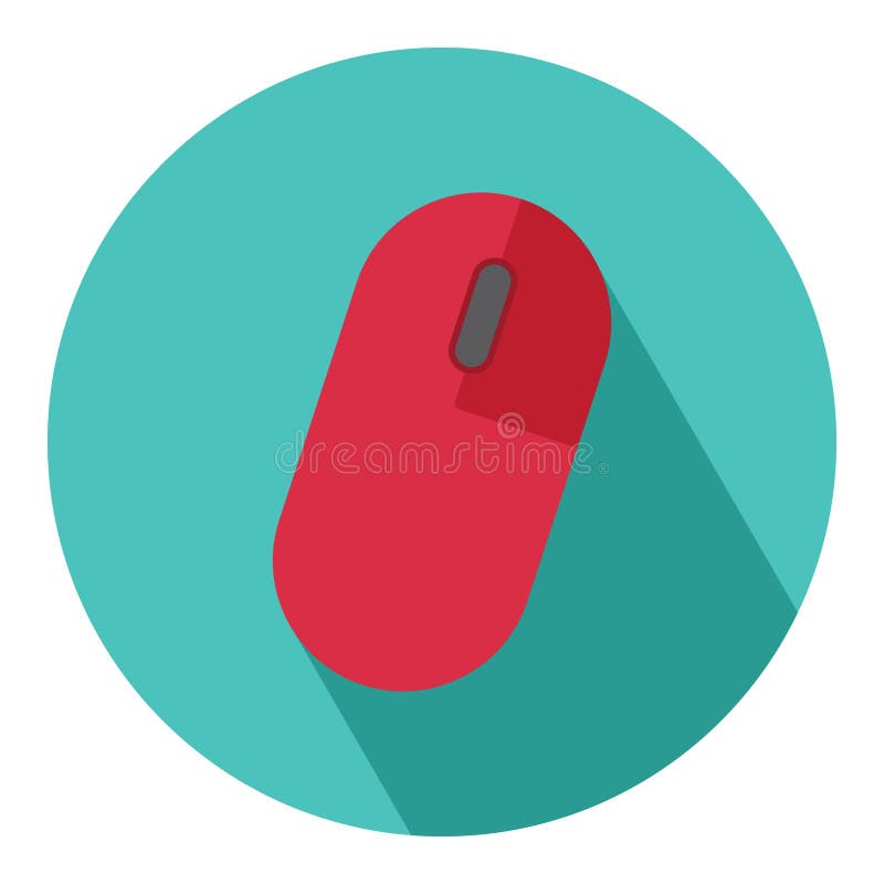 Computer Mouse. Vector Illustration Decorative Design Stock Vector ...