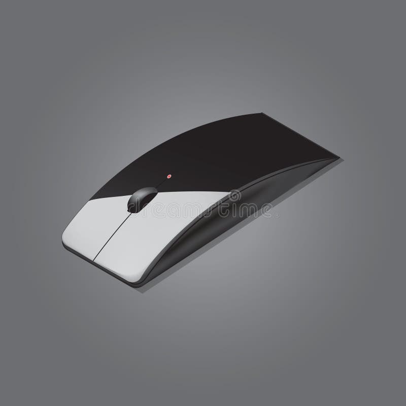 Computer Mouse. Vector Illustration Decorative Design Stock Vector ...