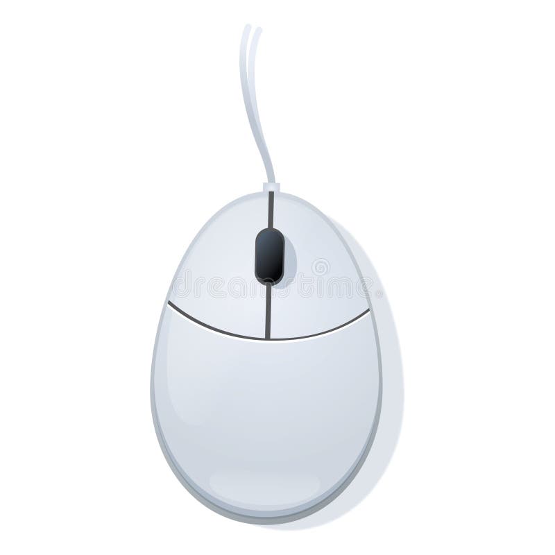 Computer Mouse. Vector Illustration Decorative Design Stock Vector ...