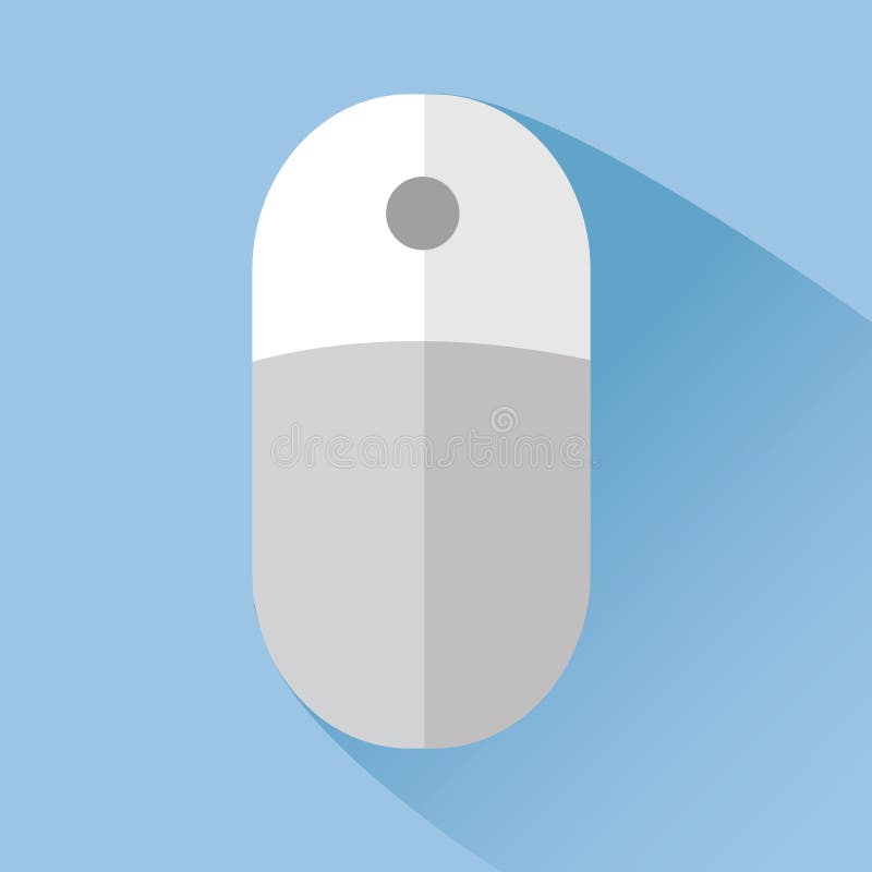 Computer Mouse. Vector Illustration Decorative Design Stock Vector ...