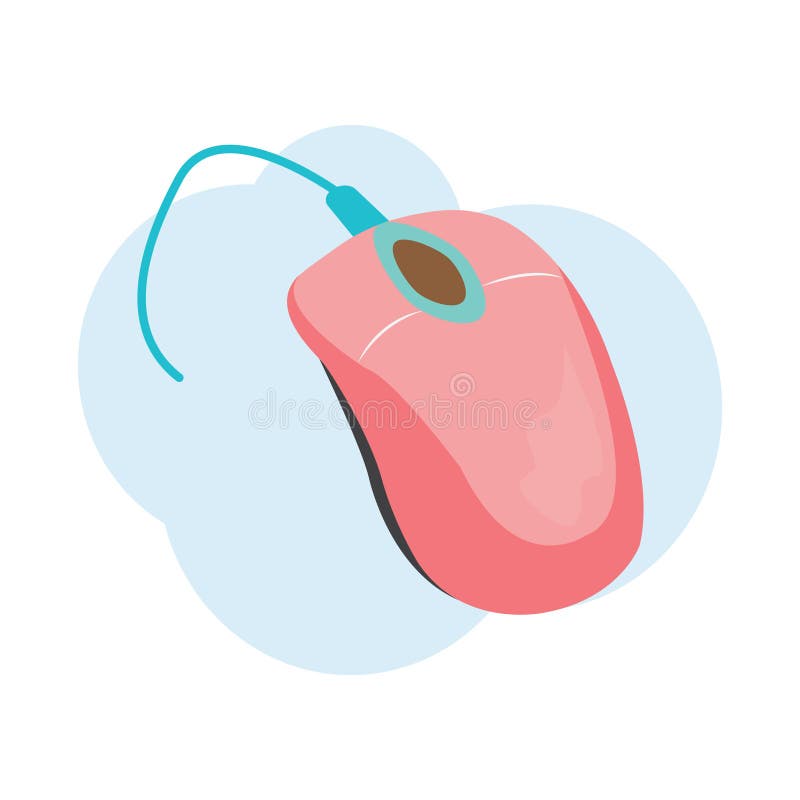 Computer Mouse. Vector Illustration Decorative Design Stock Vector ...