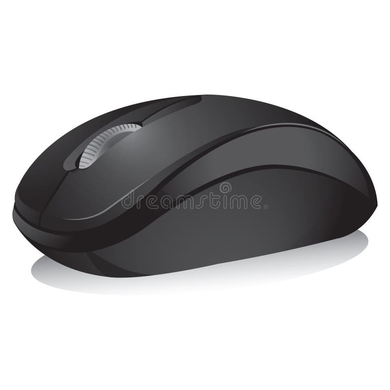 Computer Mouse. Vector Illustration Decorative Design Stock Vector ...