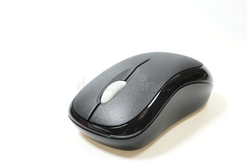 The Computer Mouse. on the White Back Ground Stock Photo - Image of ...