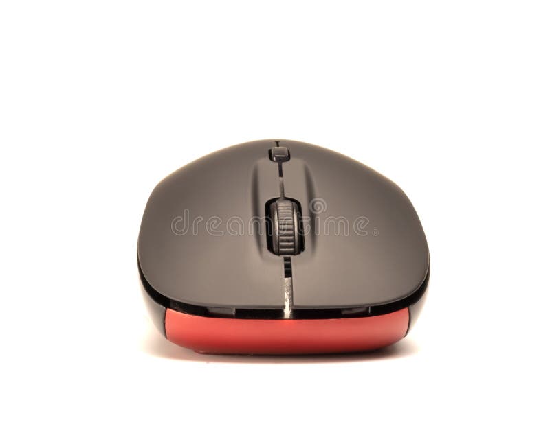 Computer Mouse on a White Background Stock Image - Image of electric ...