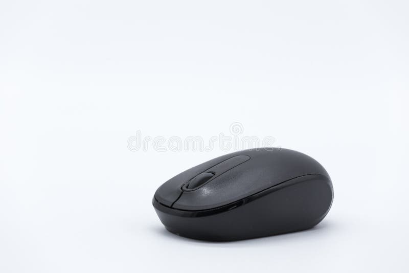 Computer Mouse on a White Background Stock Photo - Image of peripheral ...
