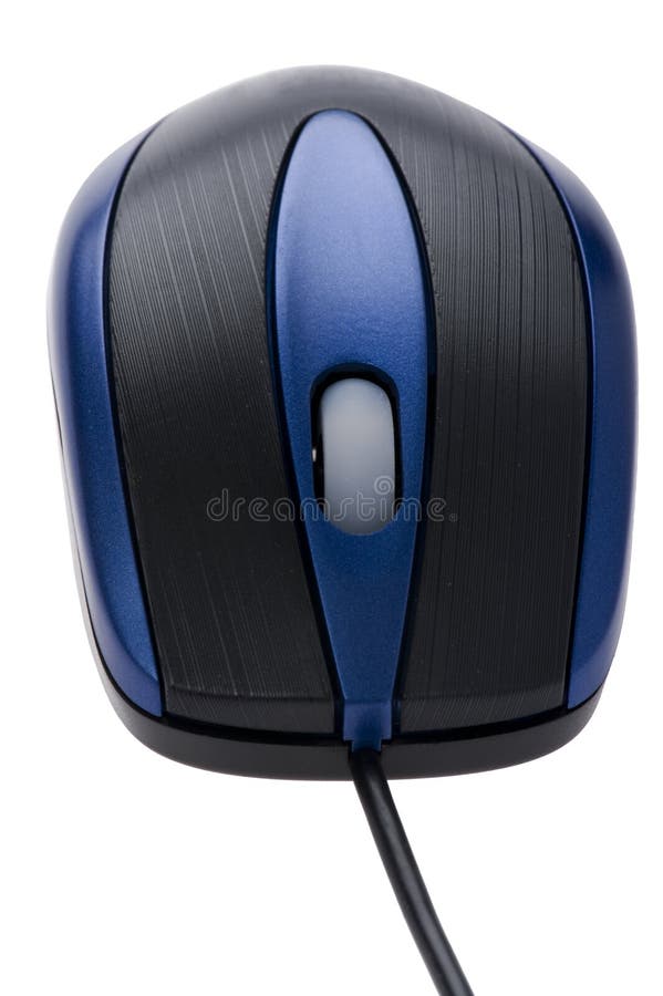 Computer Mouse on White Close Up Stock Image - Image of tech, optical ...