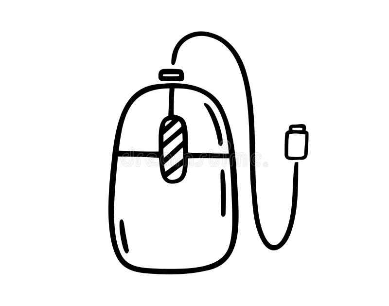Computer Drawing Mouse Stock Illustrations – 10,509 Computer Drawing ...
