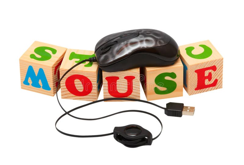 Computer Mouse and Keyboard Stock Image - Image of isolated, grey: 31044077