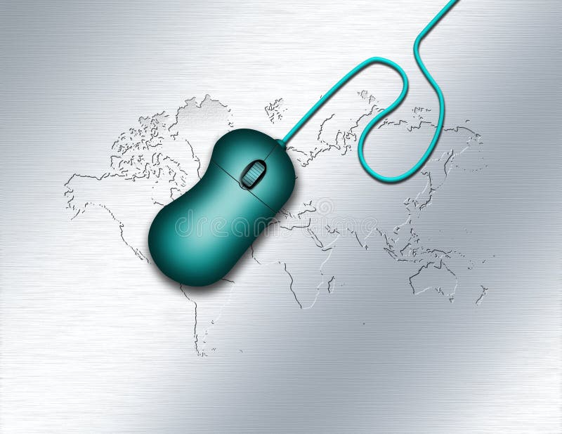Digital World stock illustration. Illustration of mouse - 131433469