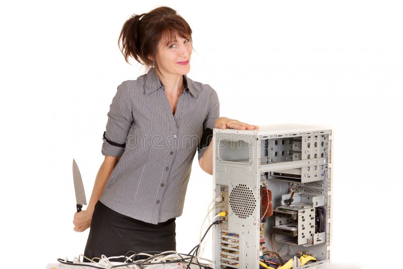 Computer murderer stock photo. Image of computer, killer - 26225298