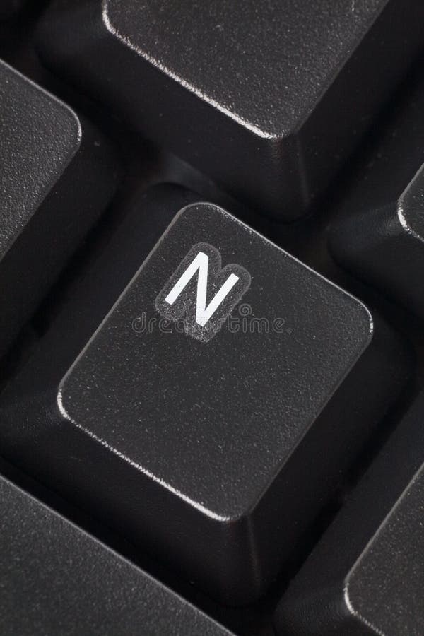 Computer N key stock photo. Image of keyboard, character - 2658808