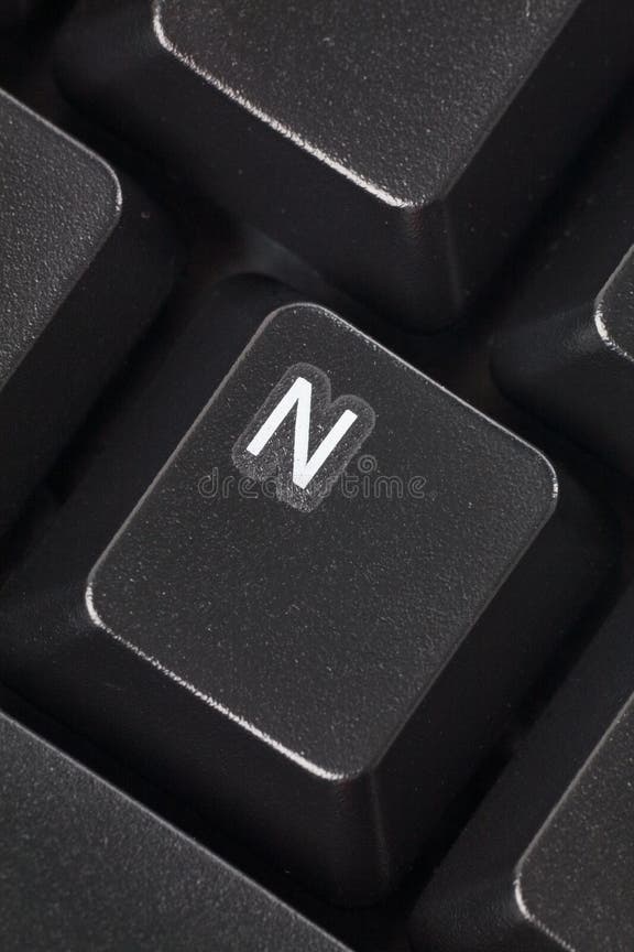 Computer N key stock photo. Image of keyboard, character - 2658808