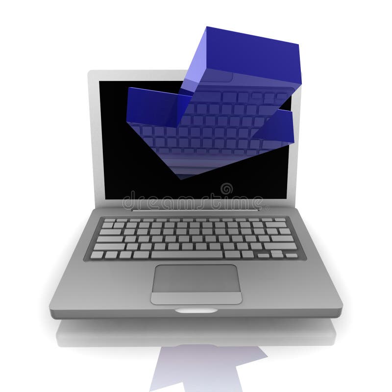 Computer navigation arrow stock illustration. Illustration of mouse ...