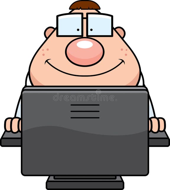 Computer Nerd Cartoon Stock Illustrations – 1,489 Computer Nerd Cartoon ...