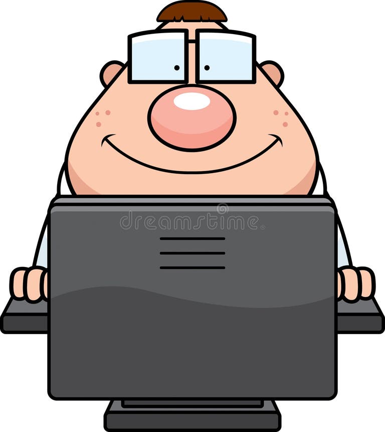 Computer Nerd Cartoon Stock Illustrations – 1,489 Computer Nerd Cartoon ...