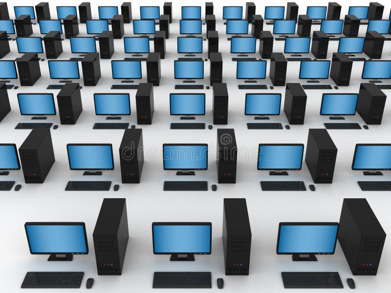 Computer Network Diagram White Background Stock Illustrations – 6,119 ...