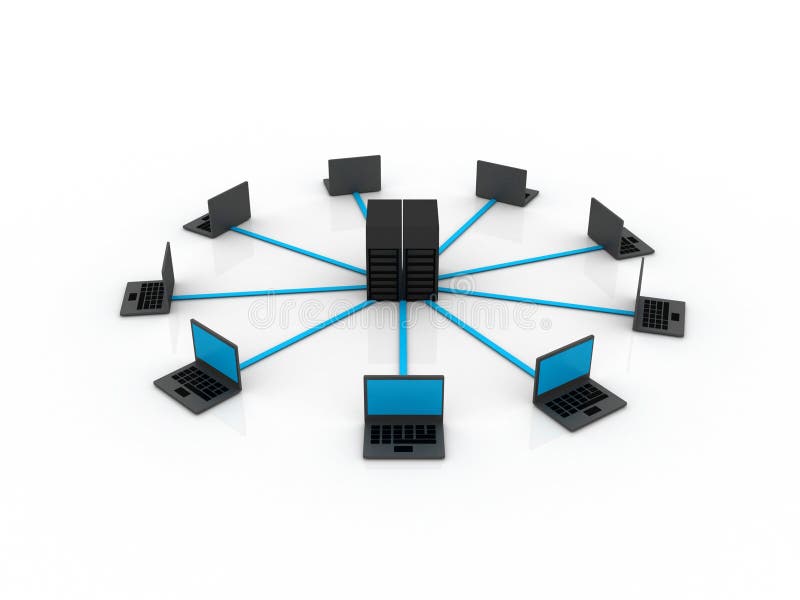 Wired network diagram stock illustration. Illustration of wires - 10307215