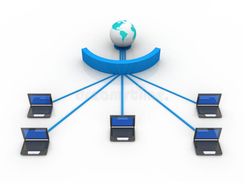 Network Concept stock illustration. Illustration of backbone - 21189960