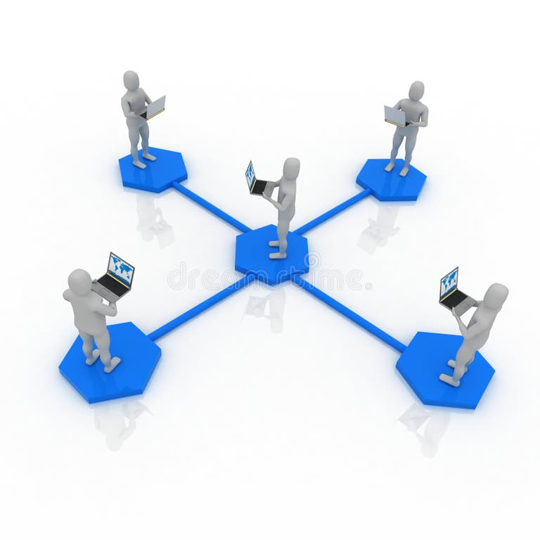 Computer network stock illustration. Illustration of global - 23065222