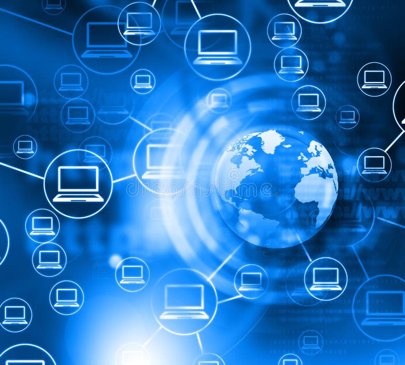 Computer network stock illustration. Illustration of backdrop - 67569692