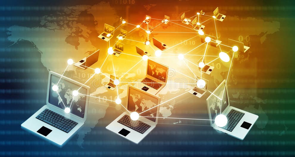 Computer Network stock photo. Image of connection, inspiration - 60846360