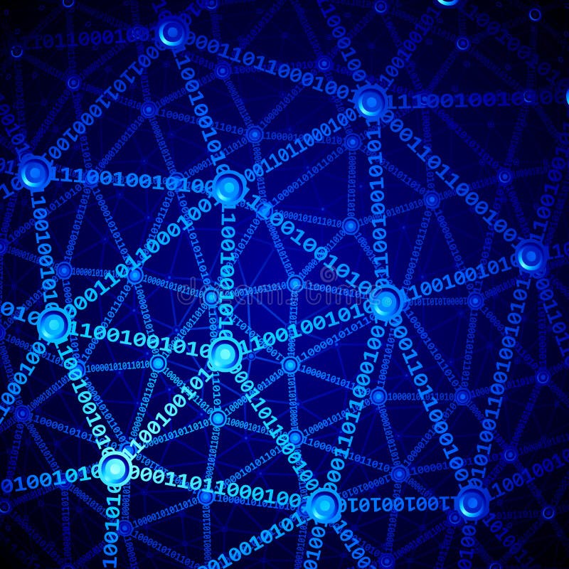 Computer network stock vector. Illustration of cybernetic - 45281610